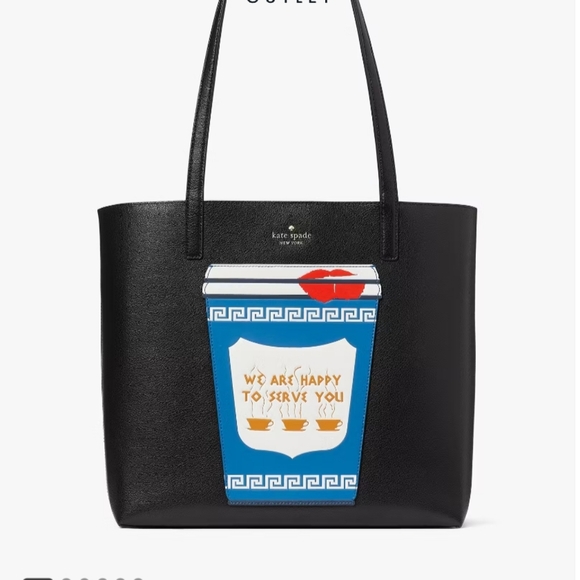 kate spade | Bags | Kate Spade Coffee Cup Tote | Poshmark